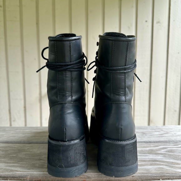 UNIF | Shoes | Unif Armada Black Platform Combat Boots | Poshmark